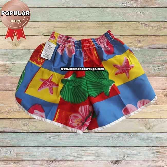 Short Surf Curto Elástico Adulto M
